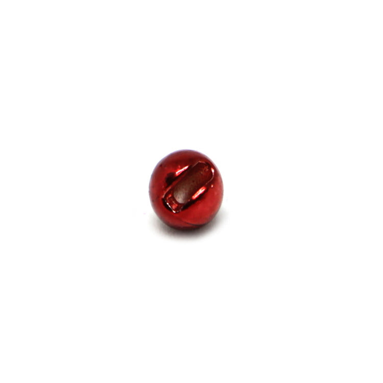 Fulling Mill Slotted Tungsten Beads - Metallic Red - John Norris