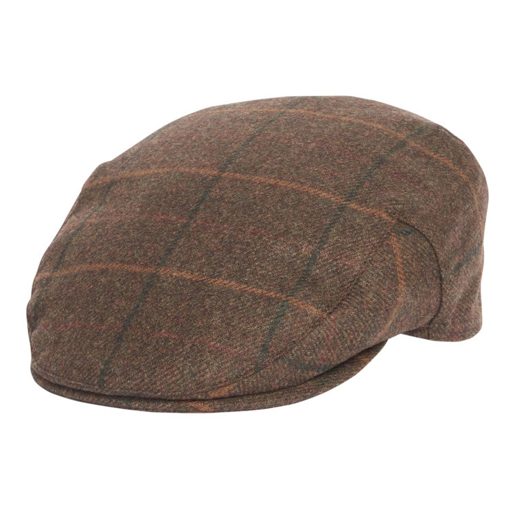 Barbour Crieff Cap - Brown/Red/Blue - John Norris