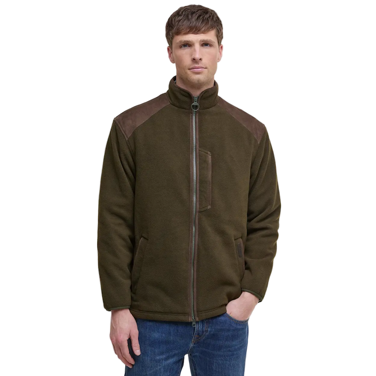 Barbour Active Fleece Jacket - Olive - John Norris