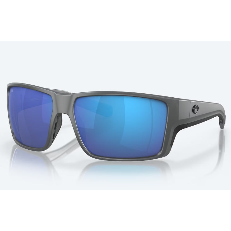 Costa Del Mar Reefton Pro Sunglasses - Matte Grey Frame - Blue Mirror ...