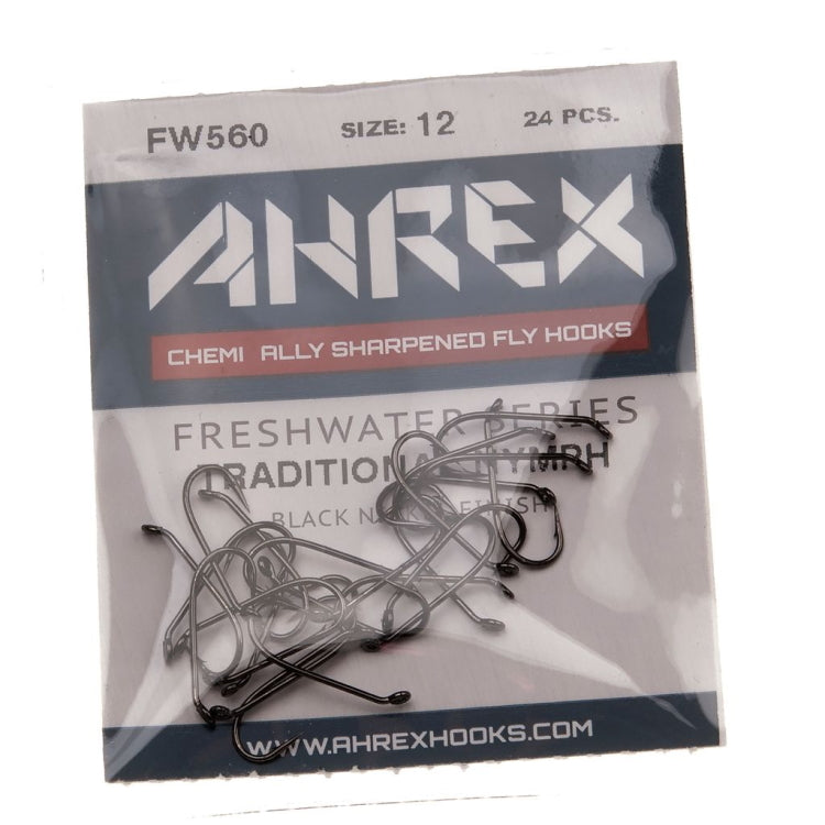 Ahrex FW560 Nymph Traditional Barbed Hooks - John Norris