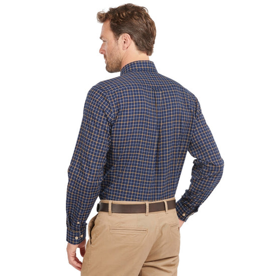 Barbour Bank Shirt - Navy - John Norris