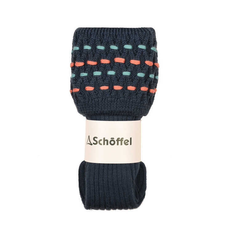 Schoffel Ladies Stitch Socks II - Slate Blue - John Norris