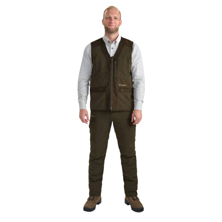 Deerhunter Eagle Waistcoat - Tarmac Green - John Norris