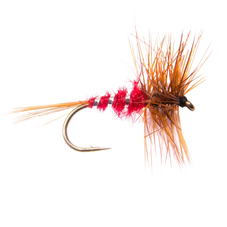 Red Spinner Hackled Dry Flies | John Norris